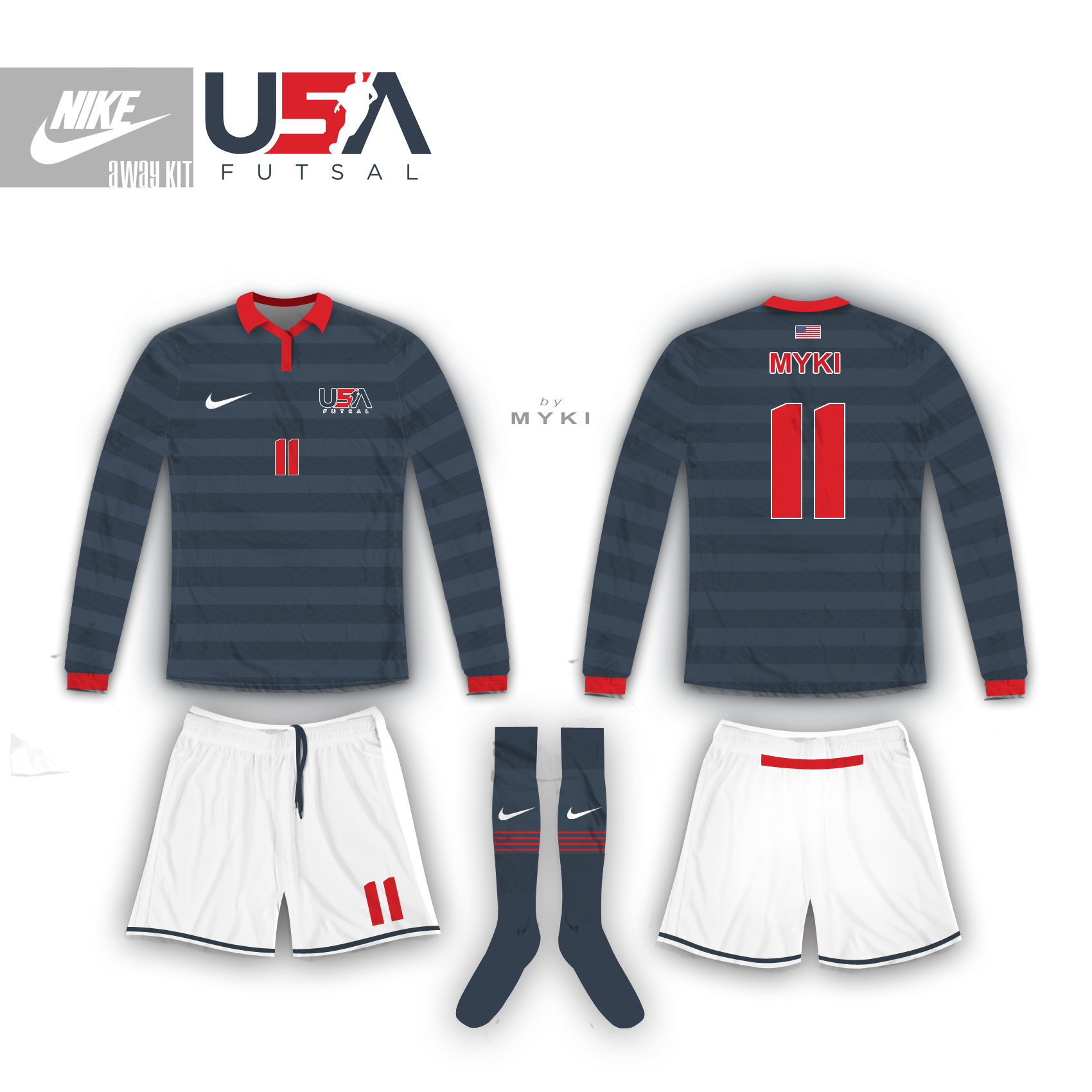 Usa Futsal Away Kit