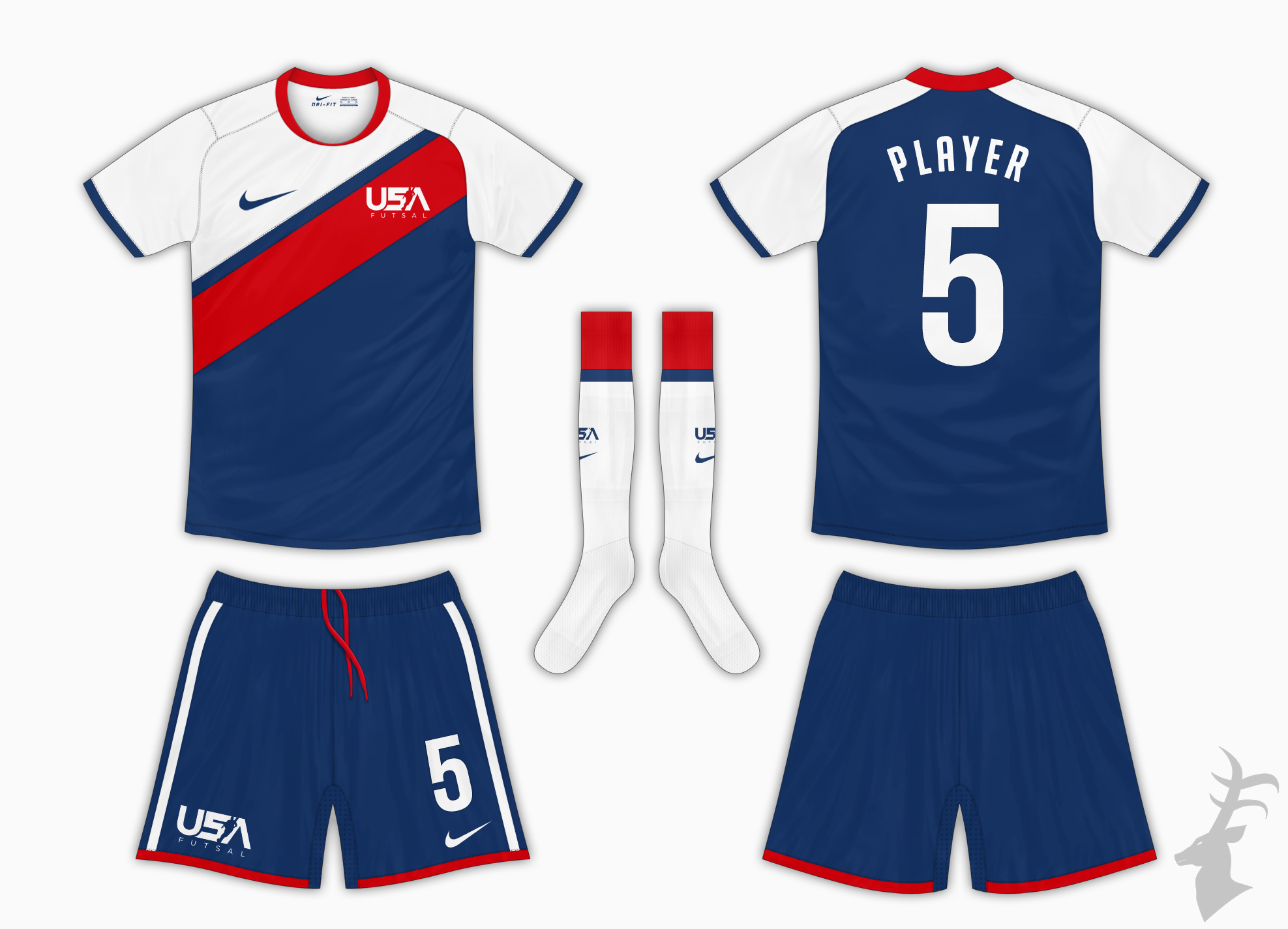 USA Futsal Final - Away Kit v1