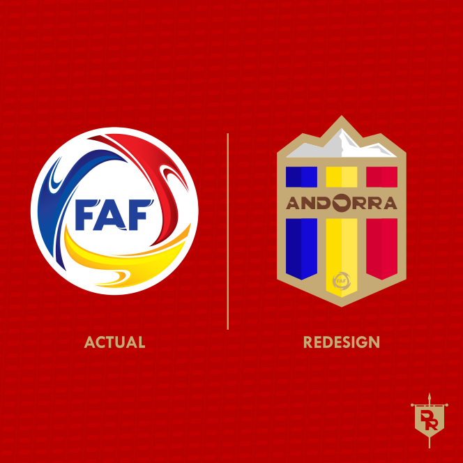 Andorra Football Team Crest Redesign