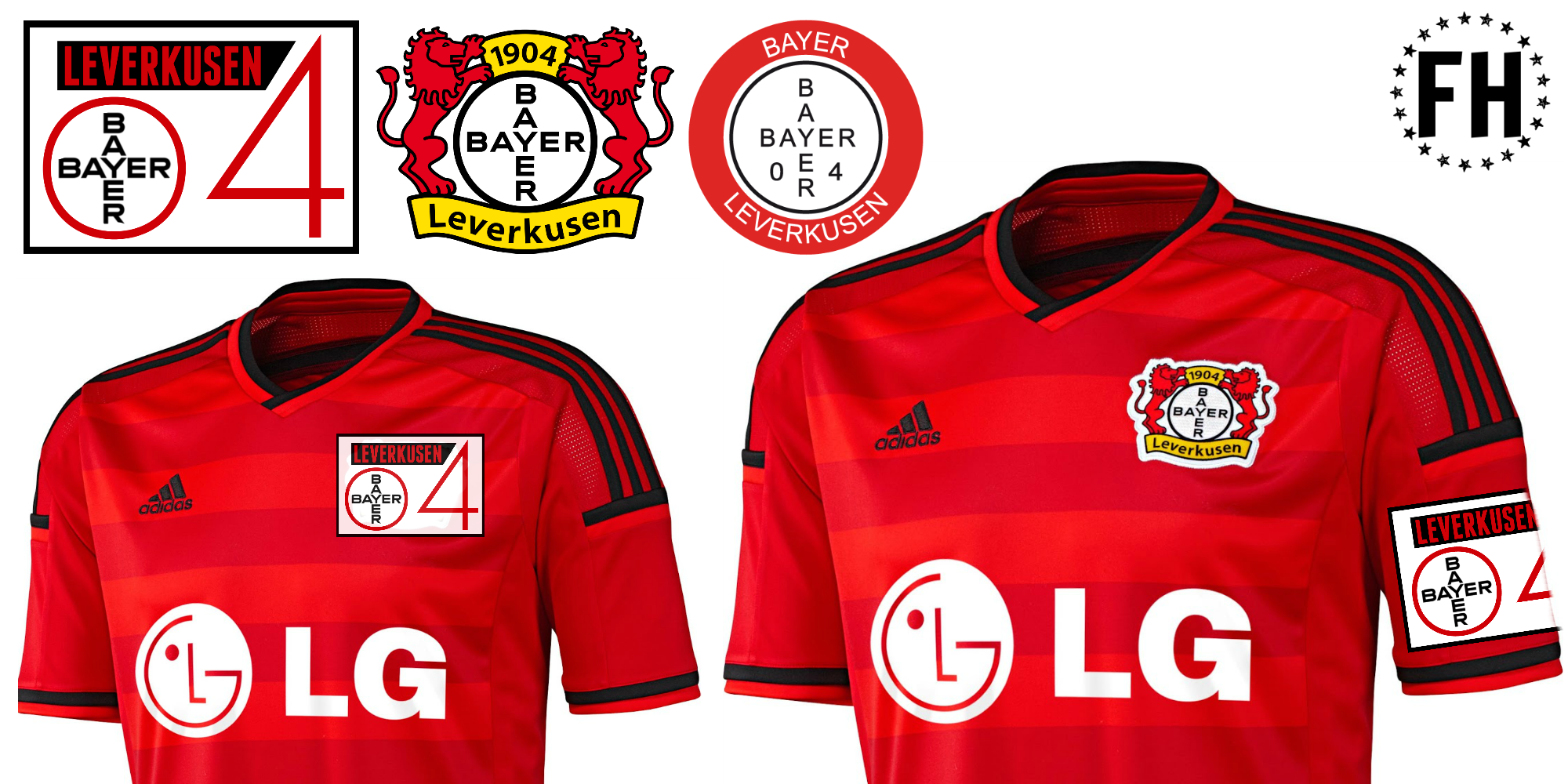 Bayer 04 Rebrand Examples