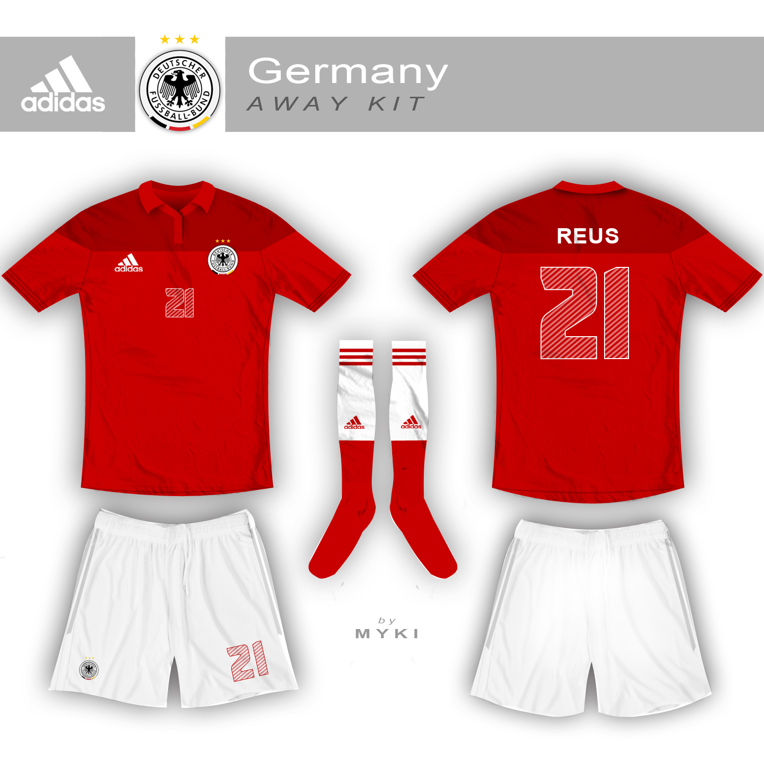 Germany Nation Team Away Kit
