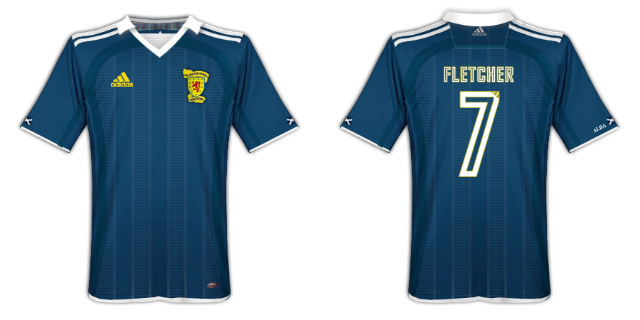 Scotland home kit - adidas