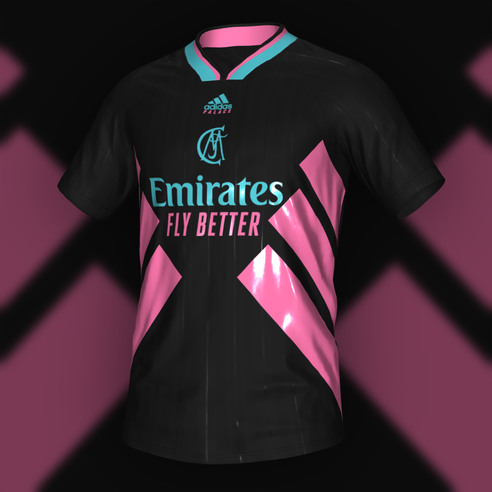 adidasxpalace Real Madrid Away Shirt Concept