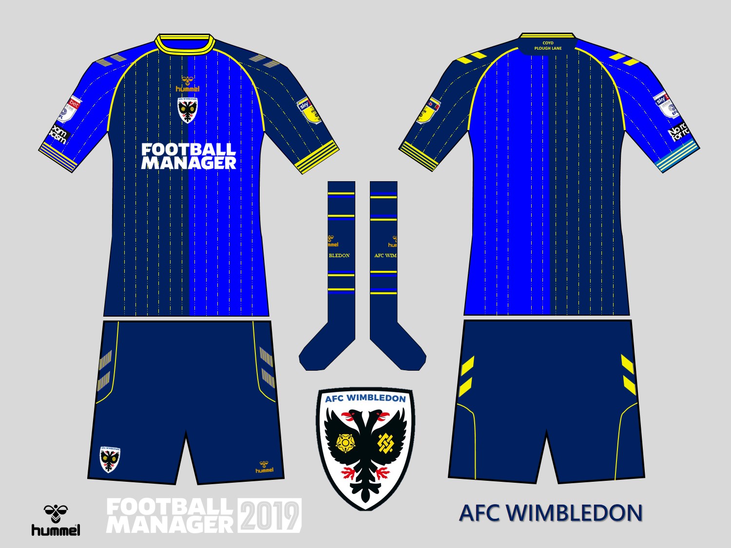 AFC Wimbledon Home kit 2022/23