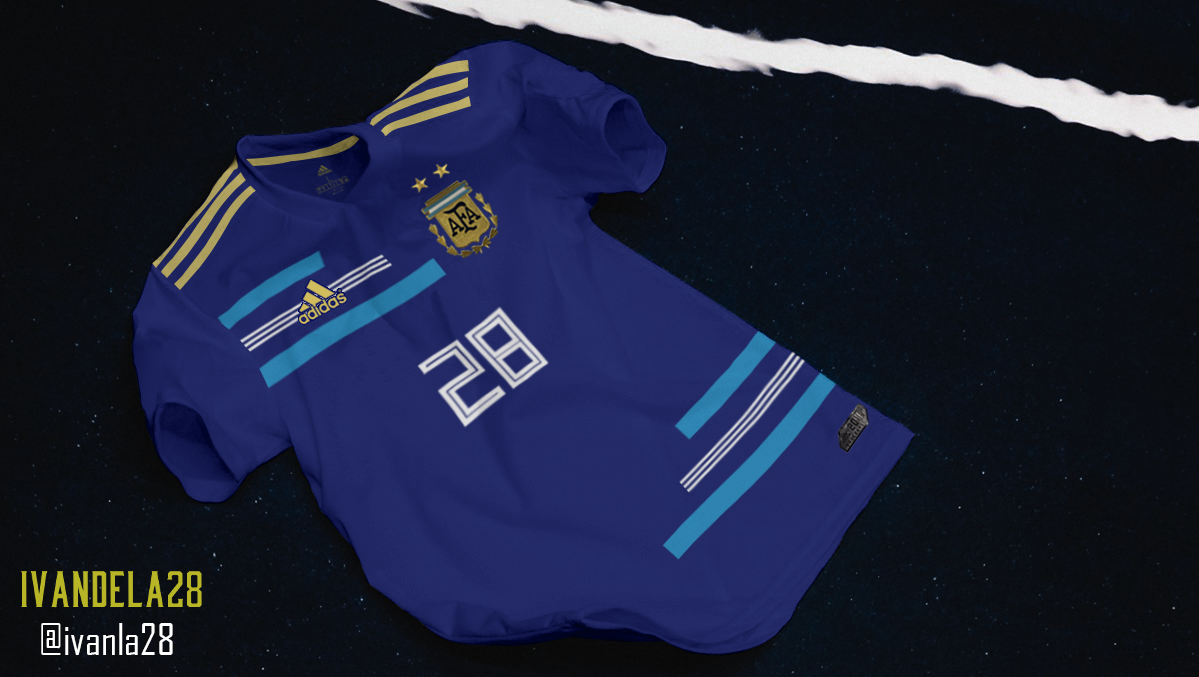 Argentina Away Kit Adidas