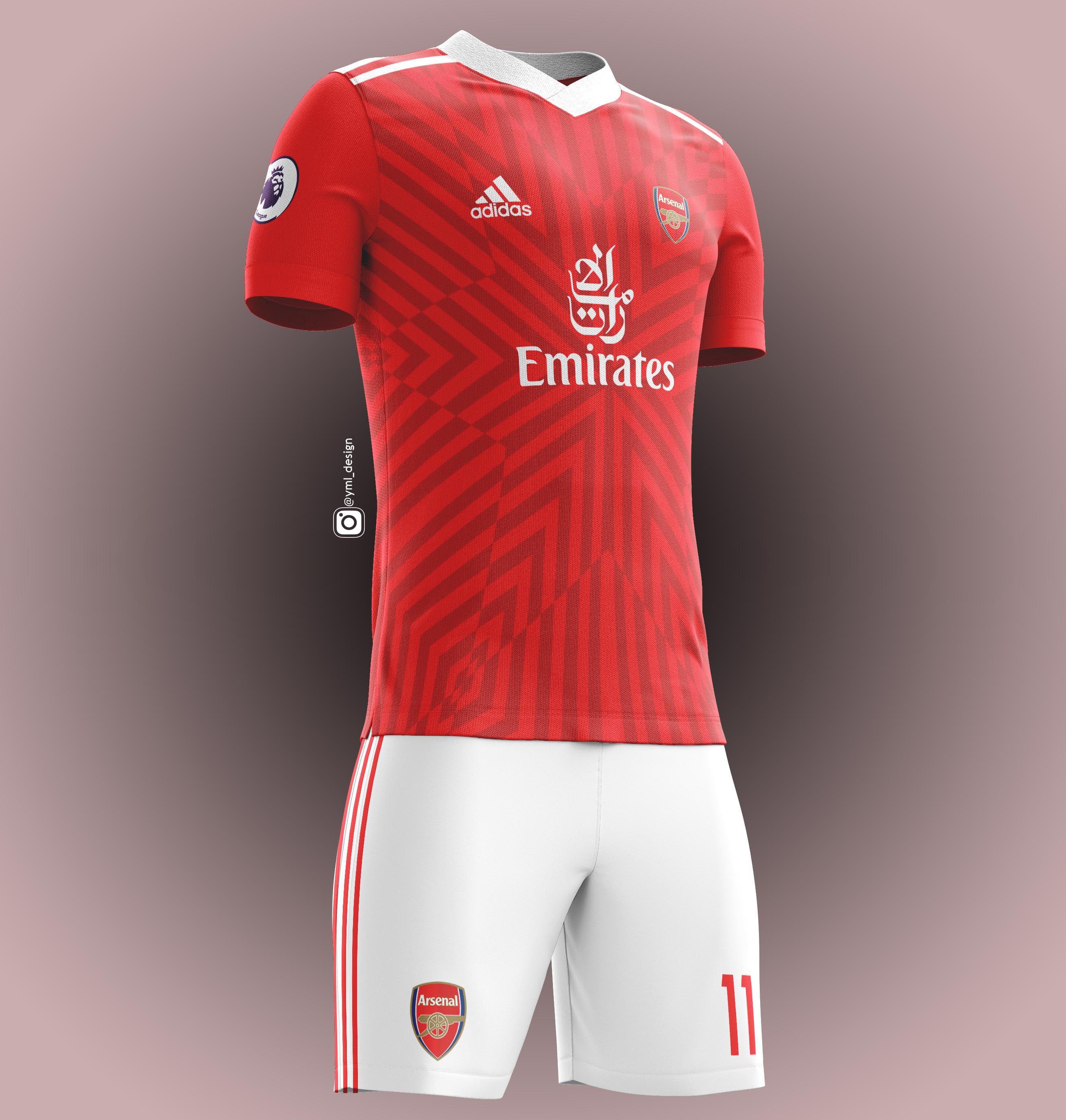 Arsenal Home Jersey Design