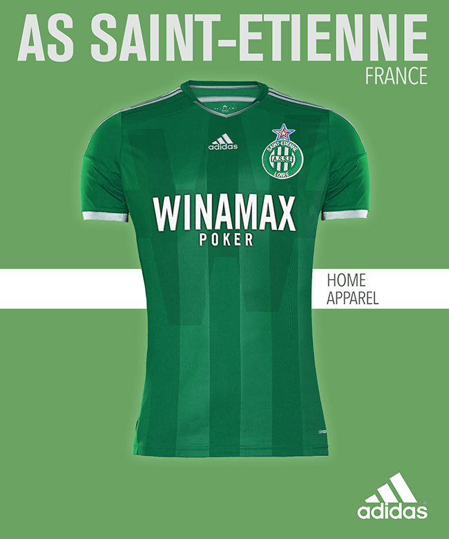 AS SAINT-ETIENNE HOME KIT 2015-2016