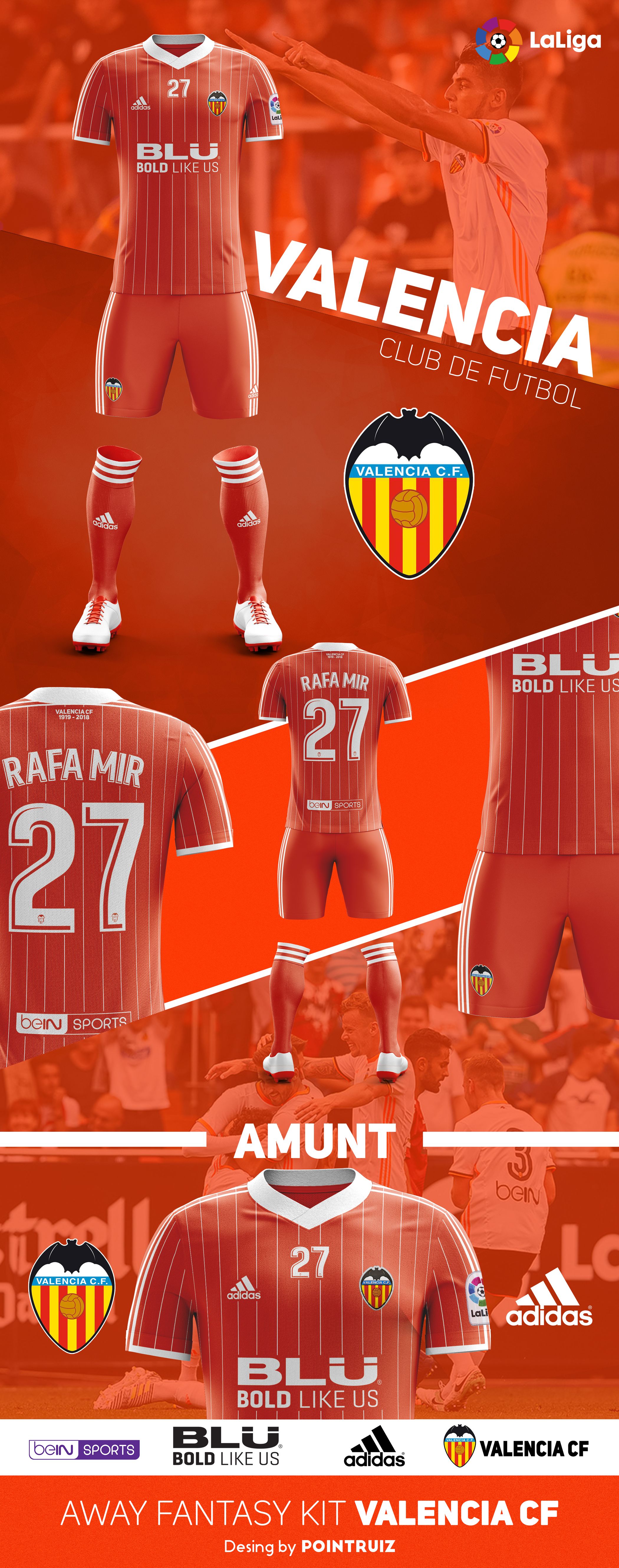 Away Fantasy Kit Valencia CF