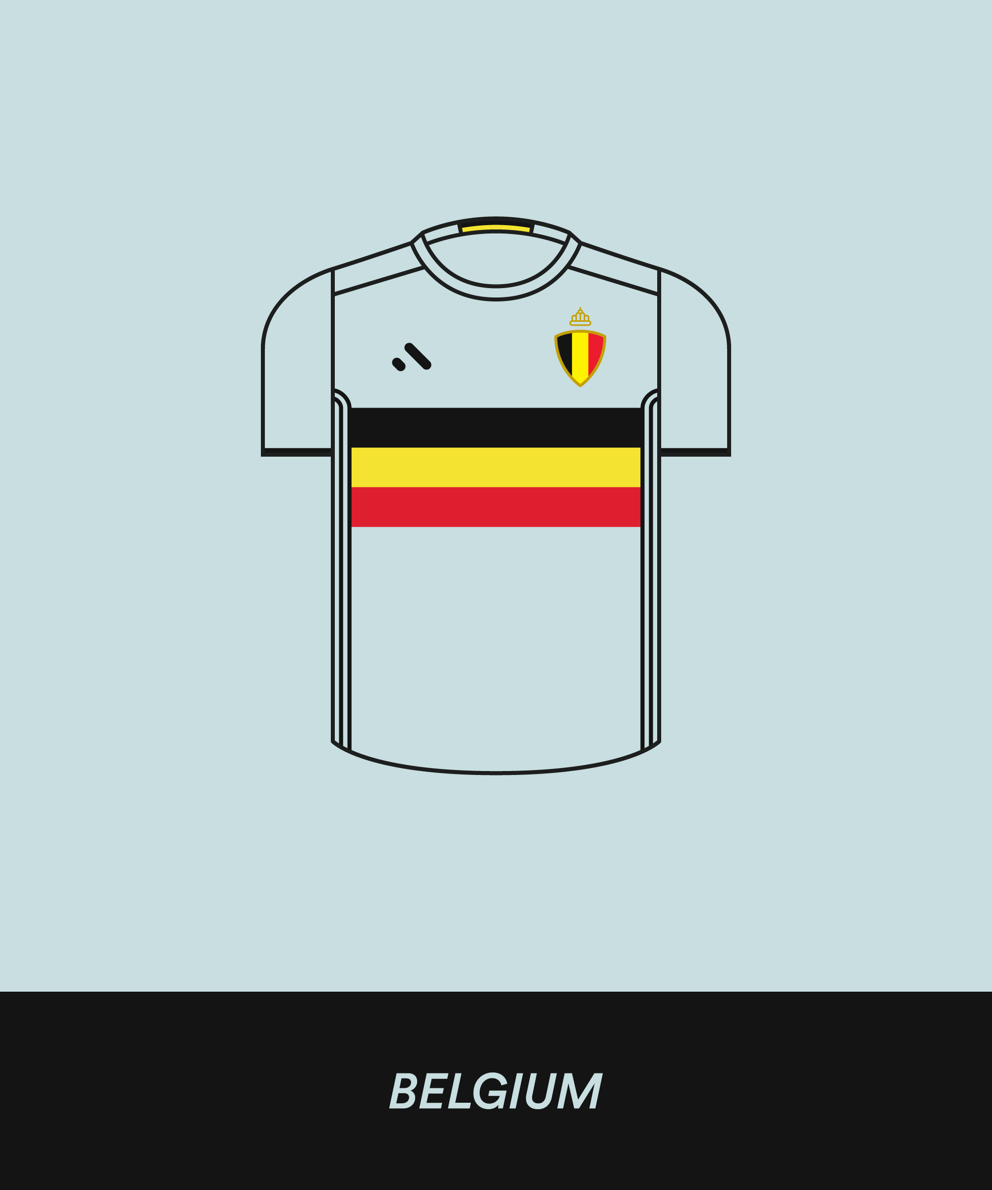 Belgium - Away / Minimalist