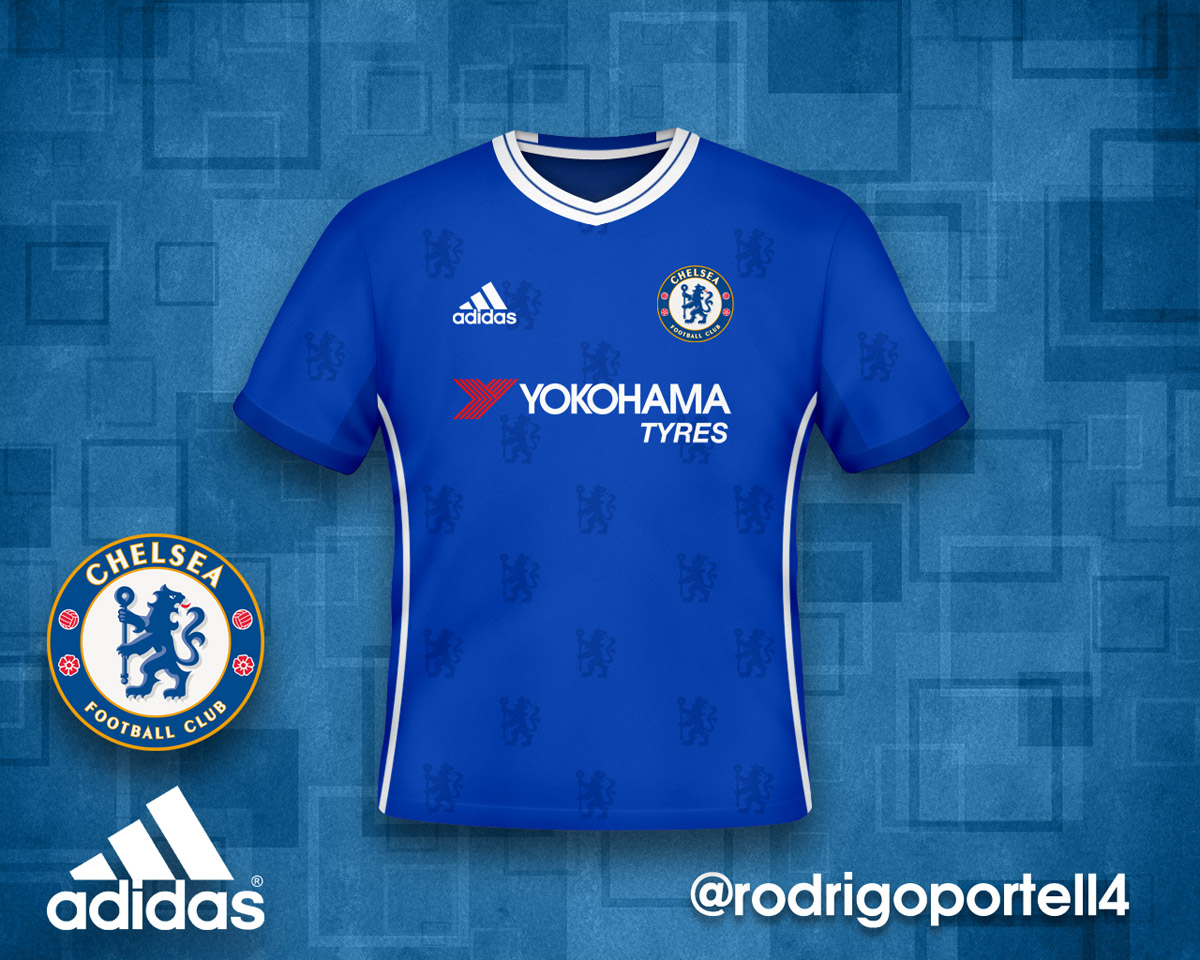 Chelsea 2016-17 home kit