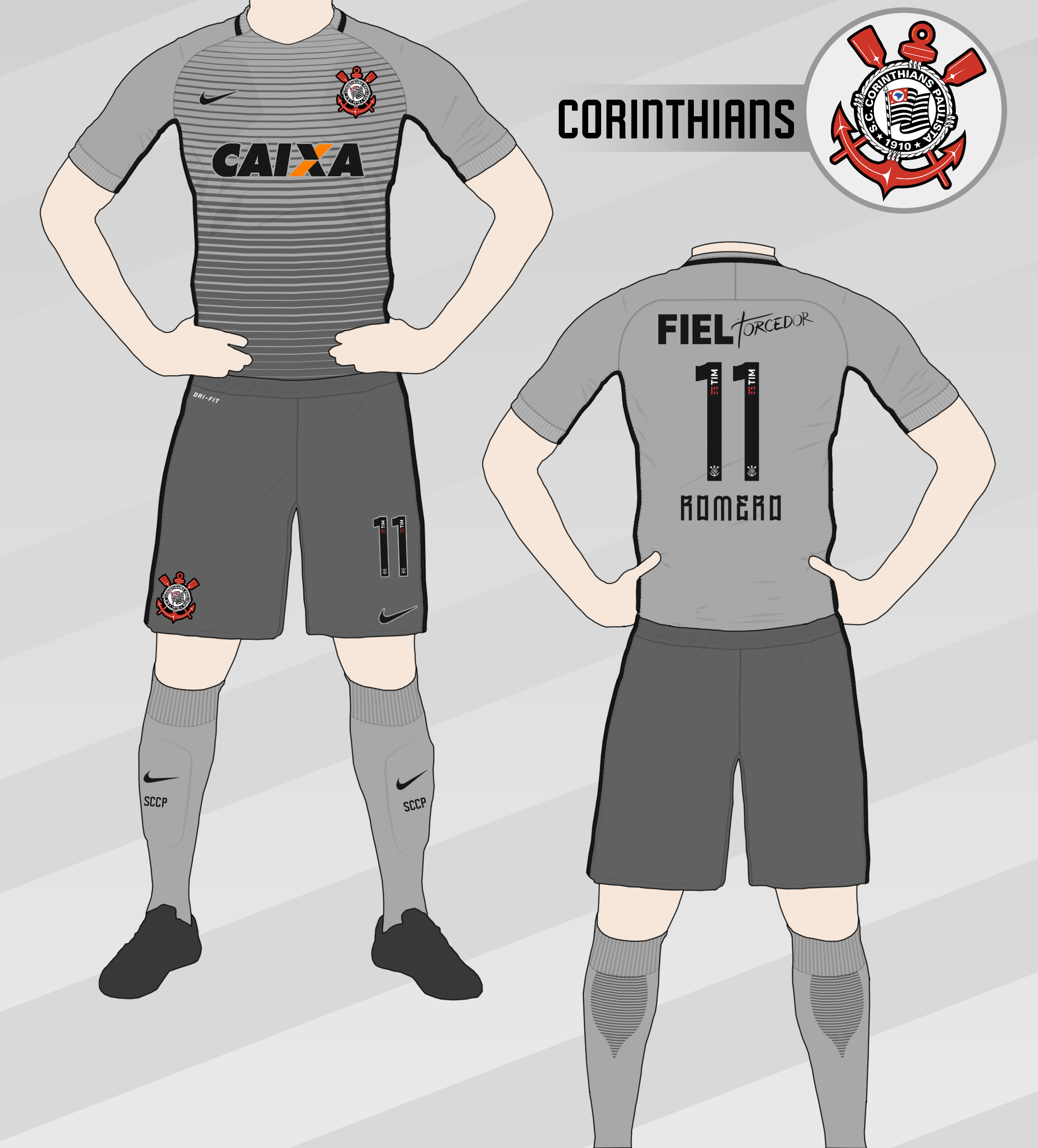 Corinthians 2016-17 Third Kit