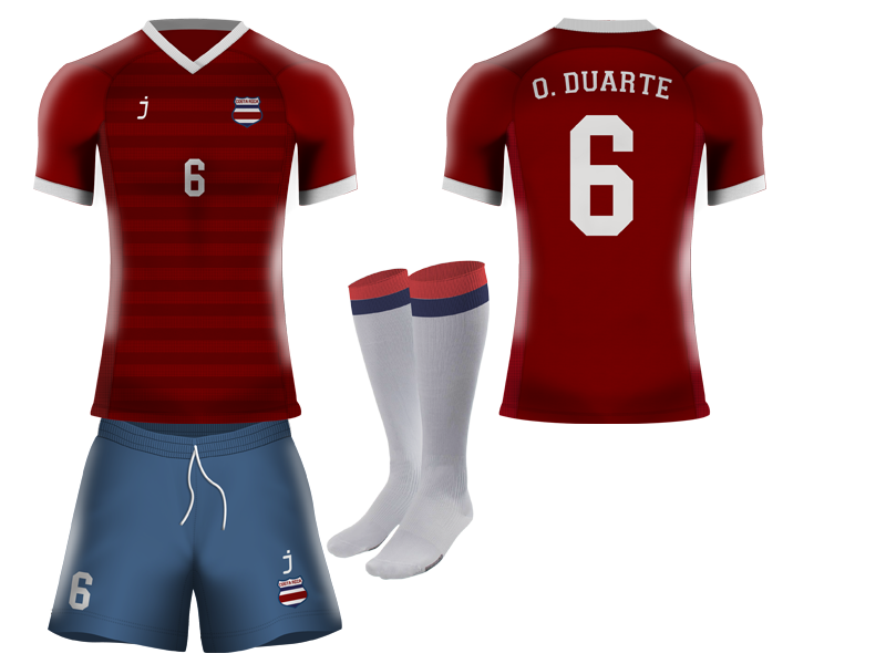 Costa Rica home kit by J-sports
