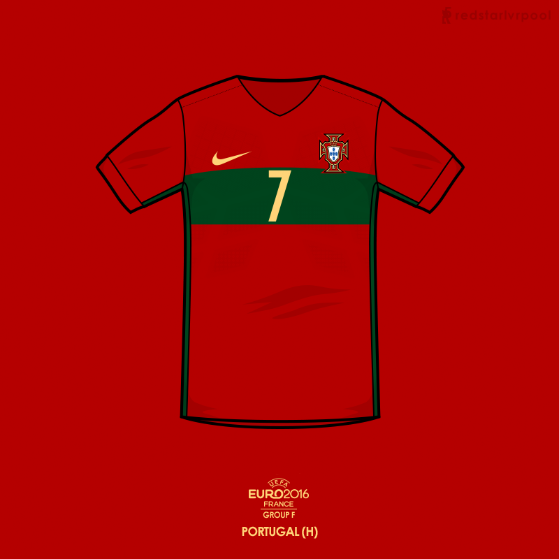 Euro 2016 - Nike Portugal Home