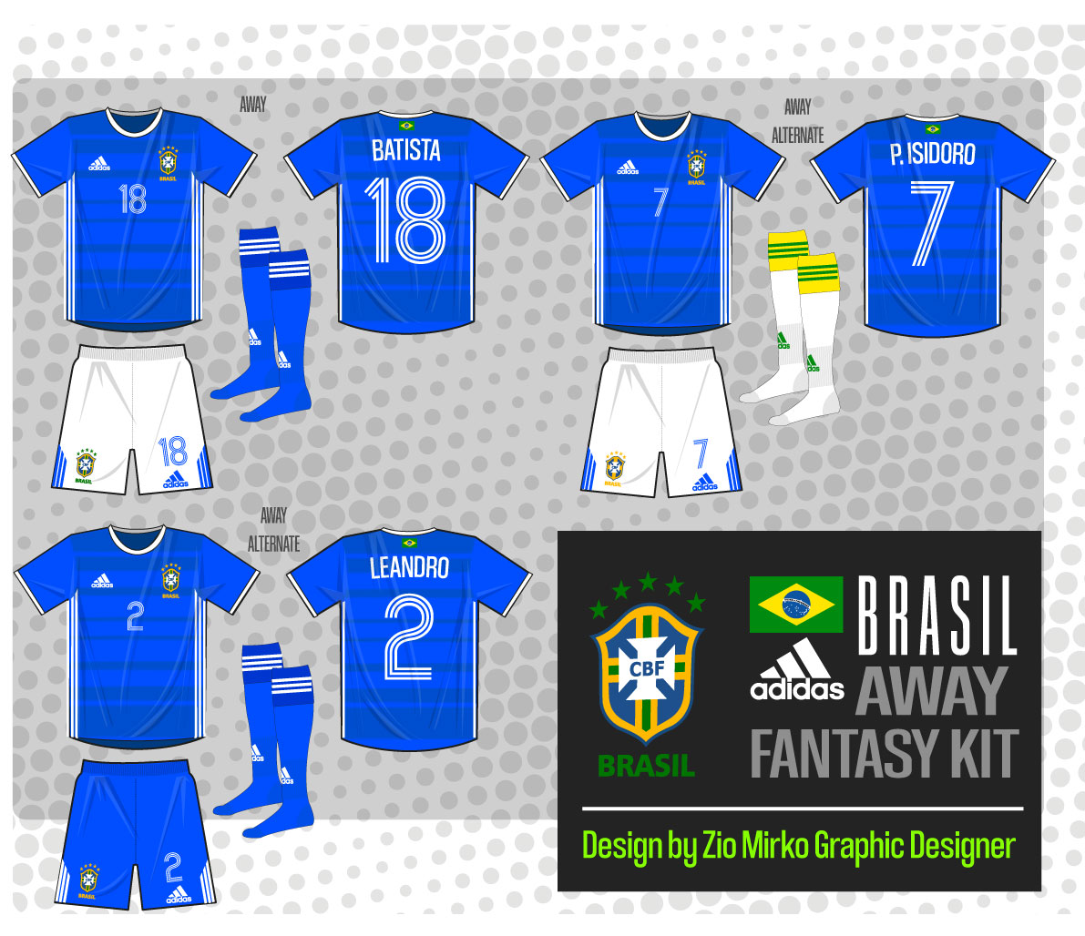 Fantasy Adidas Brazil AWAY