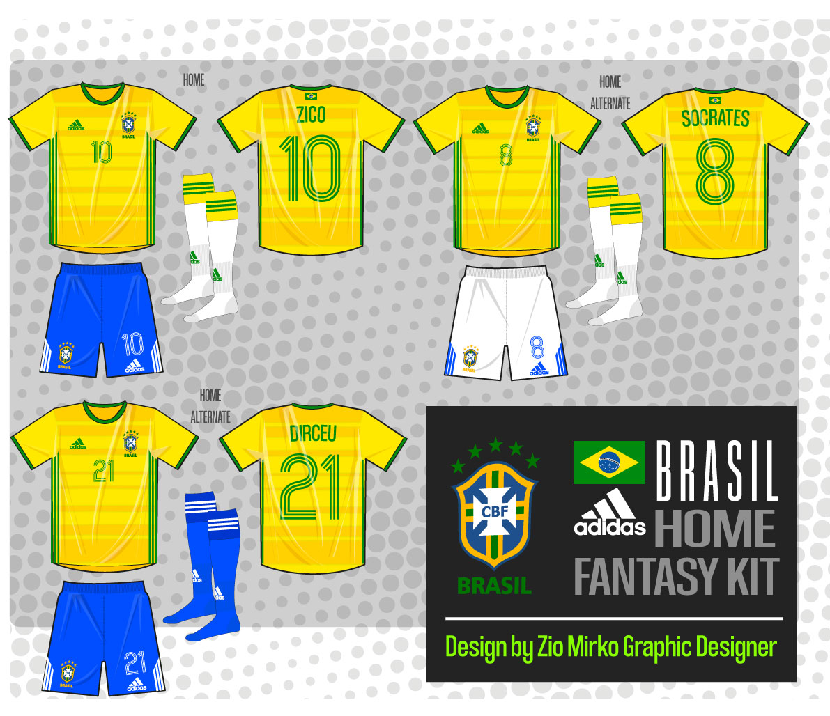 Fantasy Adidas Brazil HOME