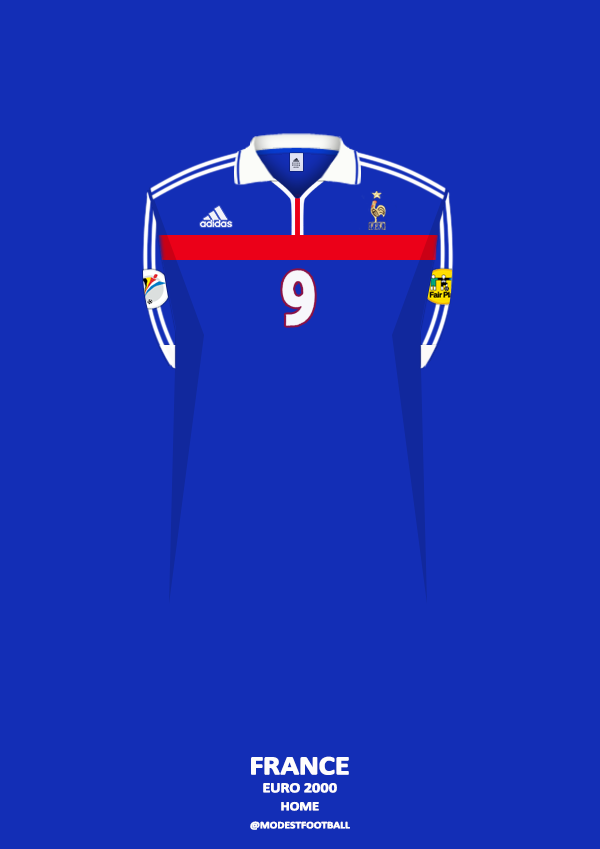 France 2000 home jersey.