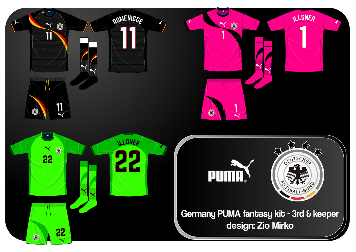 Germany PUMA fantasy kit - 3rd and keeper