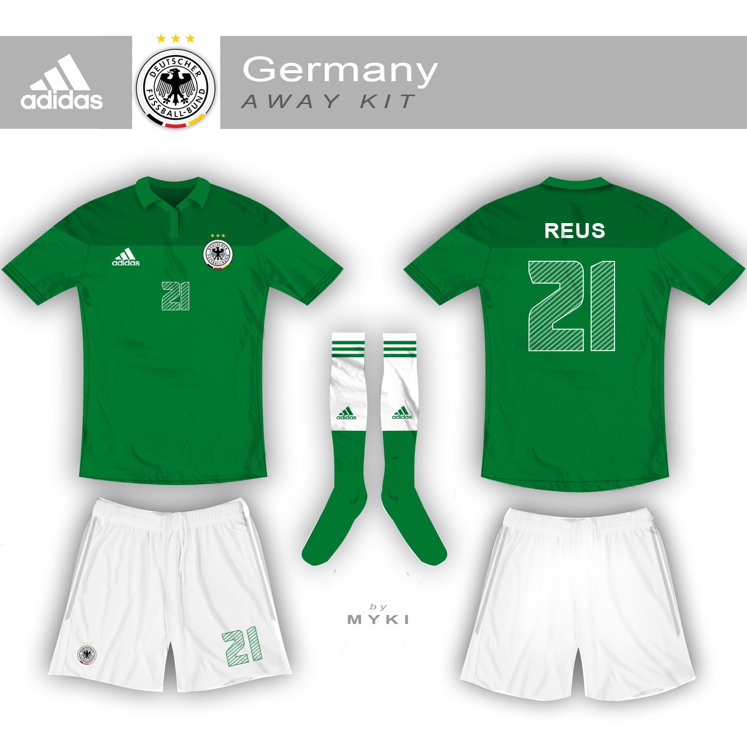 Germany Nation Team Away Kit