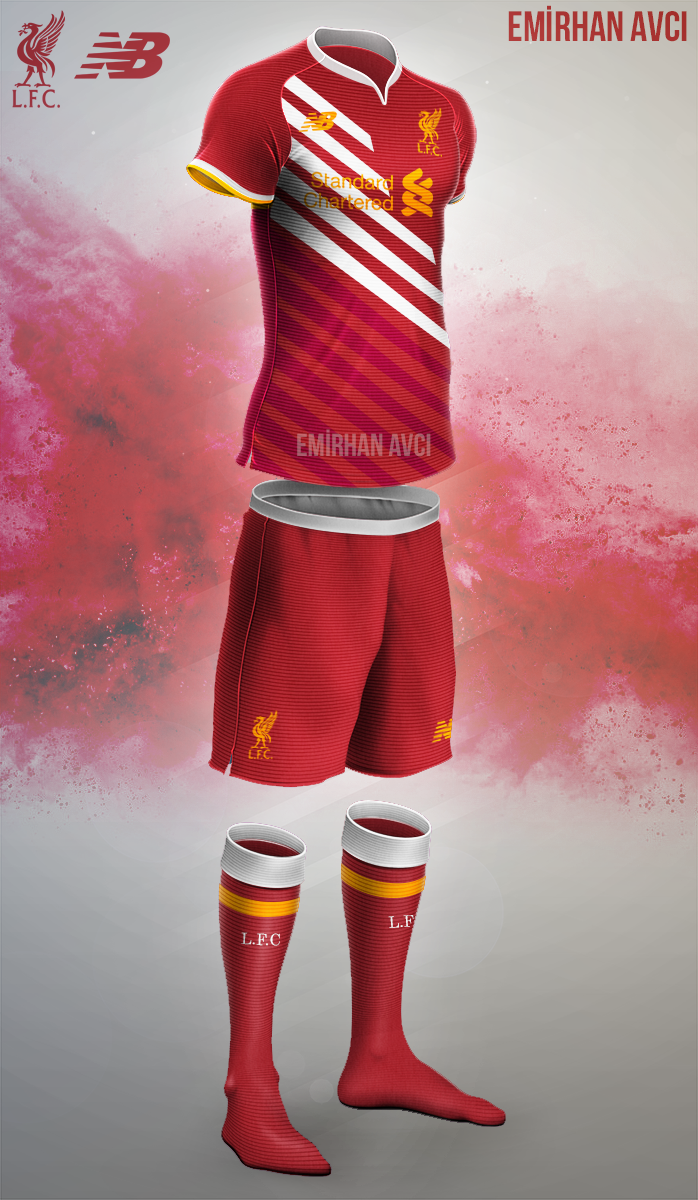 Liverpool 16/17 Home Kit Design