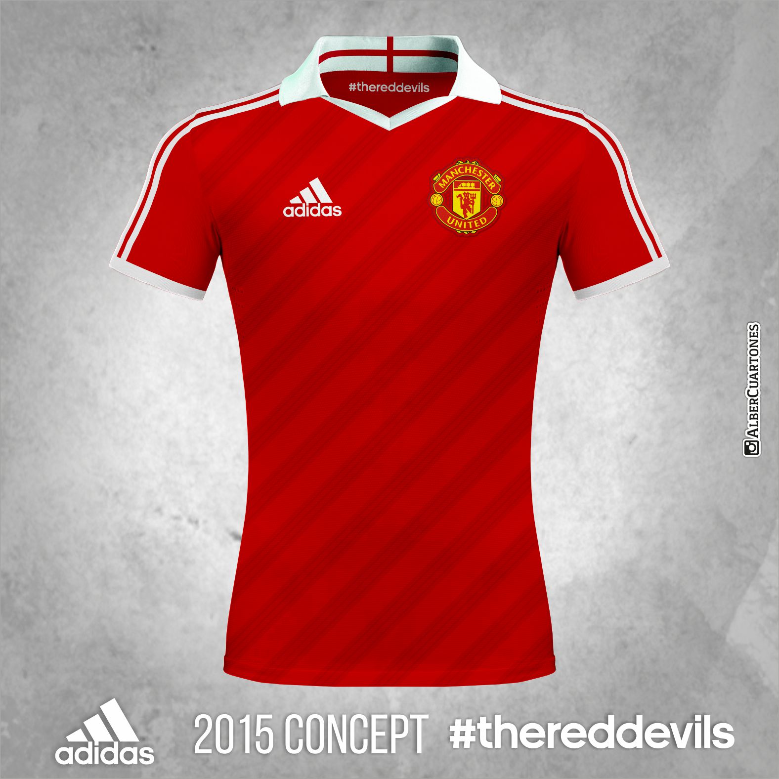 Manchester United Adidas 2015 Home Shirt (Concept)