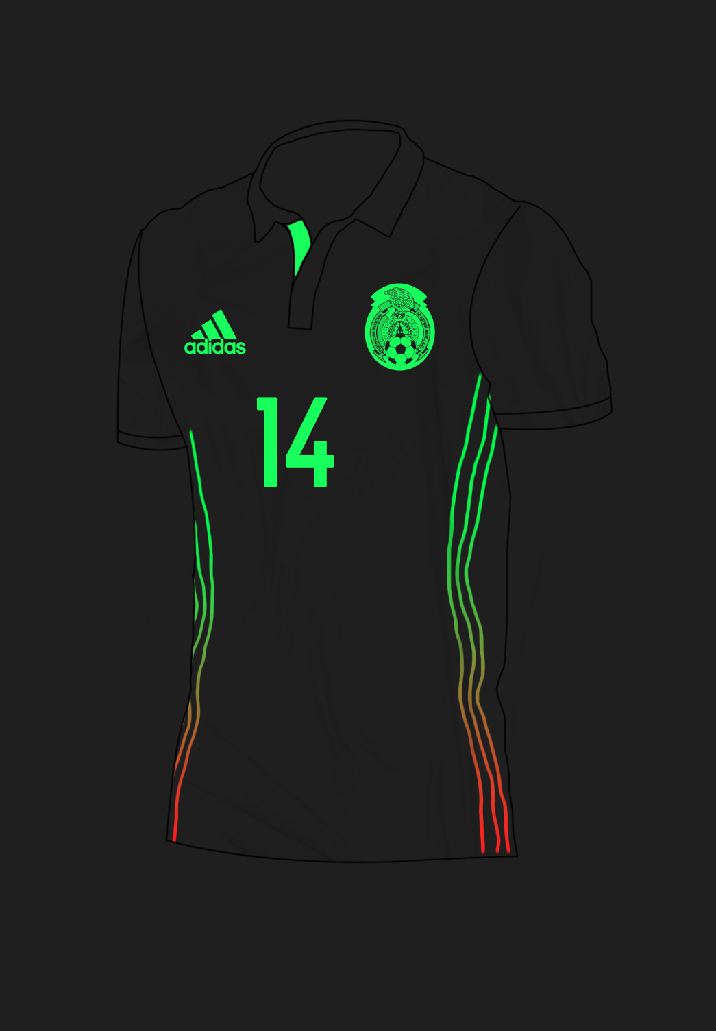 México Away 16-17