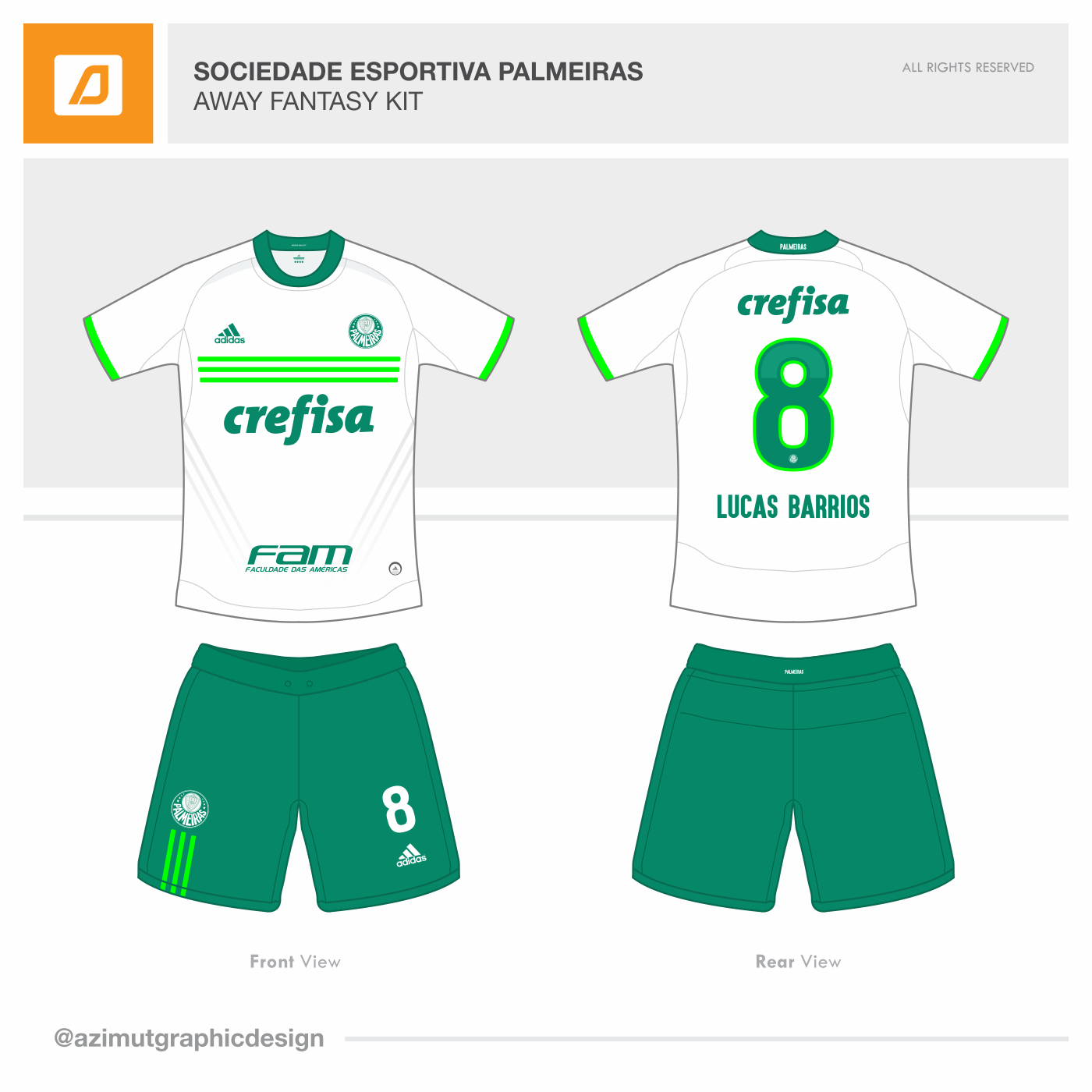 Palmeiras / Away Fanstasy Kit
