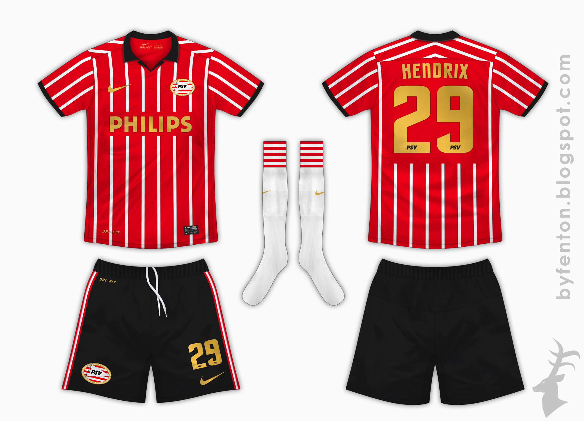 PSV Eindhoven Home Kit - Nike
