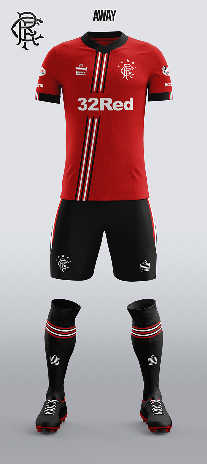 Rangers x Admiral - Away Kit
