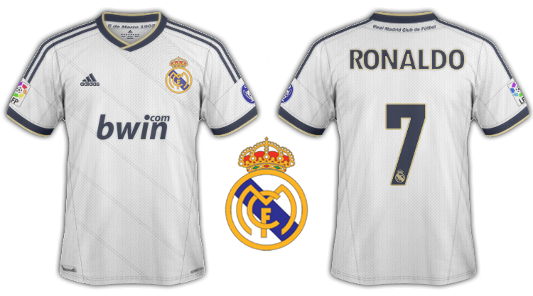 Real Madrid 2012-13 kits