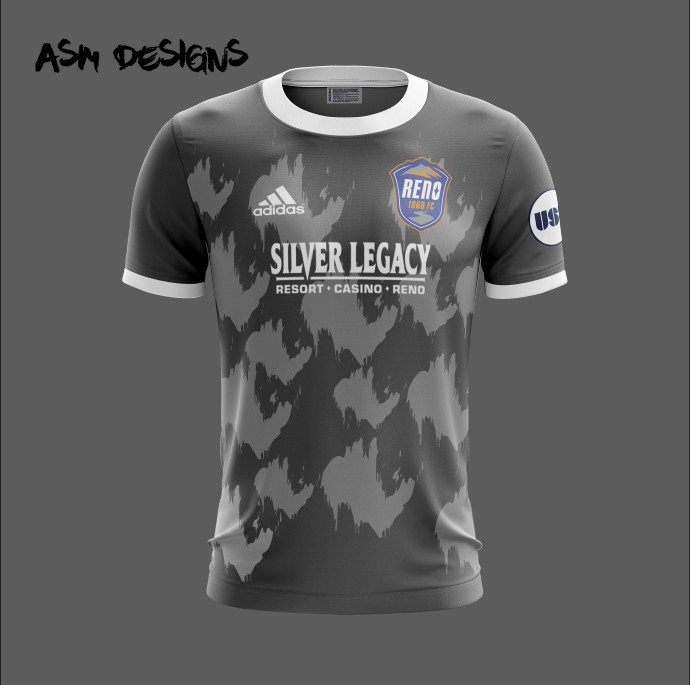 Reno 1868 FC Adidas 2019 Alternate Kit