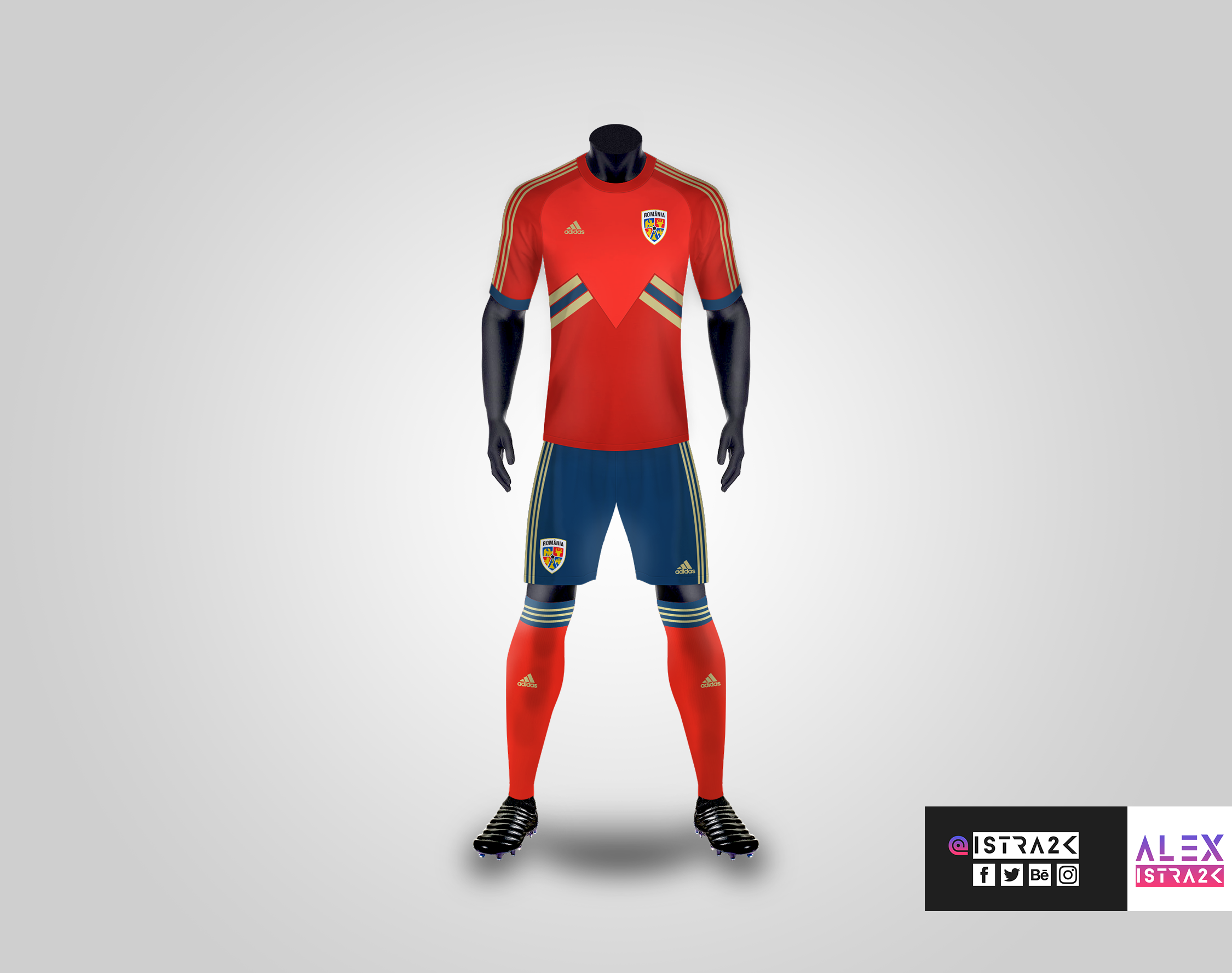 Romania X Adidas - Retro Away V1