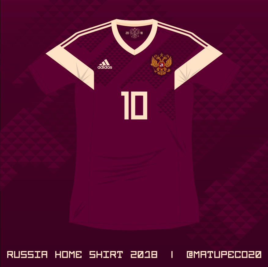 Russia WC 2018 home shirt