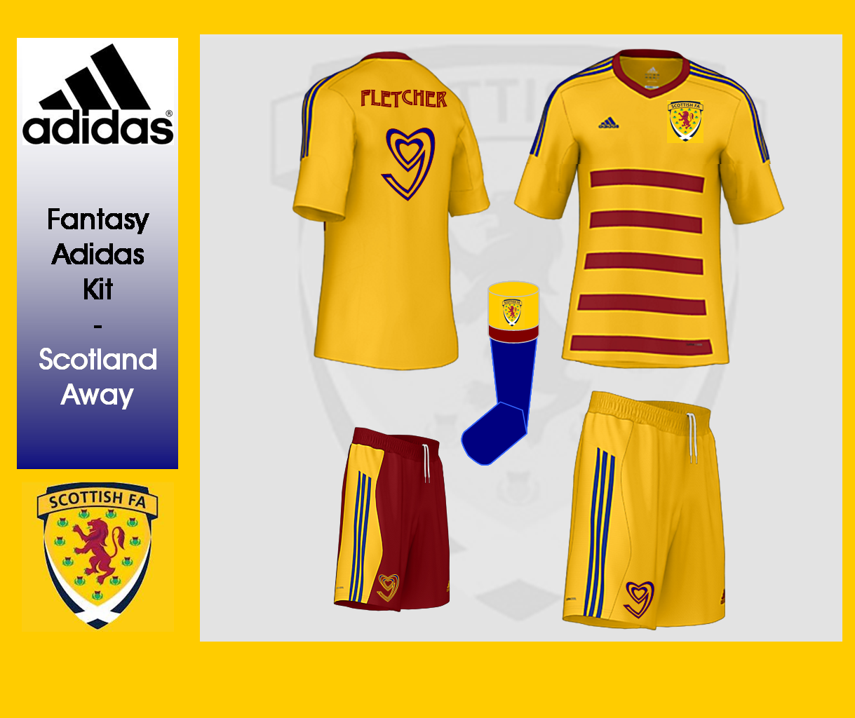 Adidas Fantasy Kit - Scotland Away