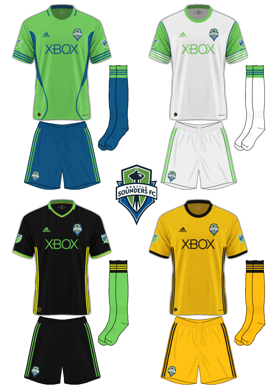 Seattle Sounders Adidas