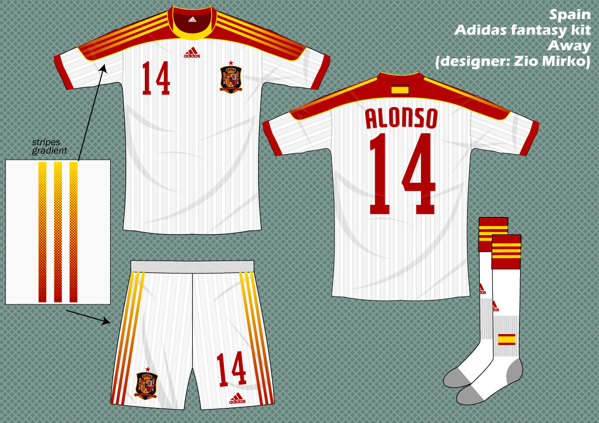 Spain adidas fantasy kit away