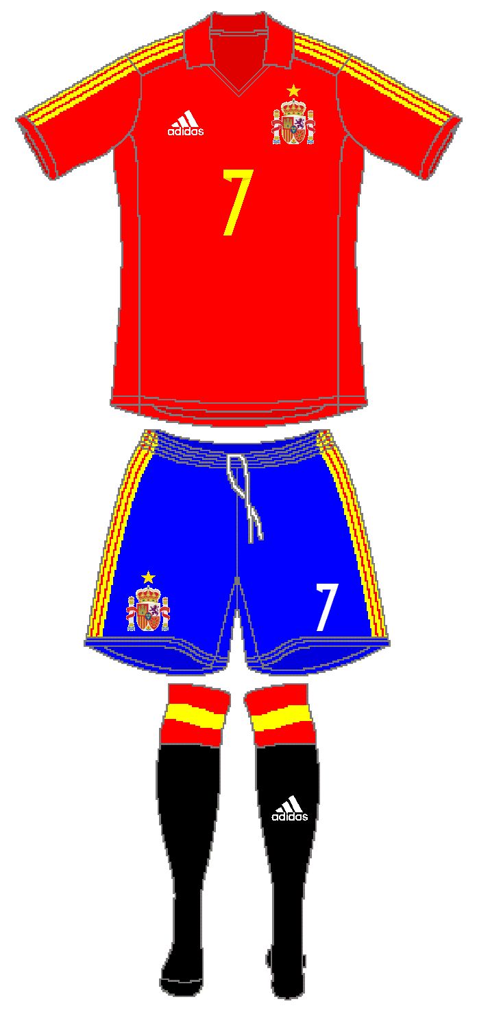 Spain Adidas Home Kit