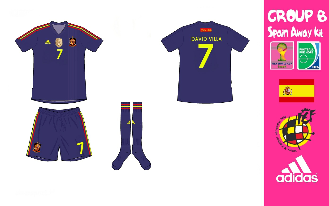 Spain Away Kit