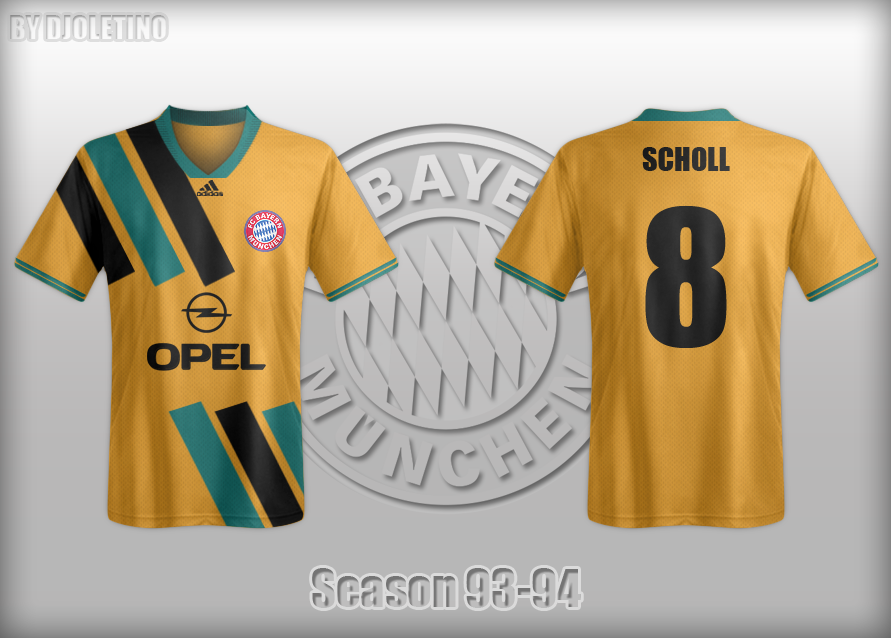 Retro Bayern Munich Kit,Season 93-94
