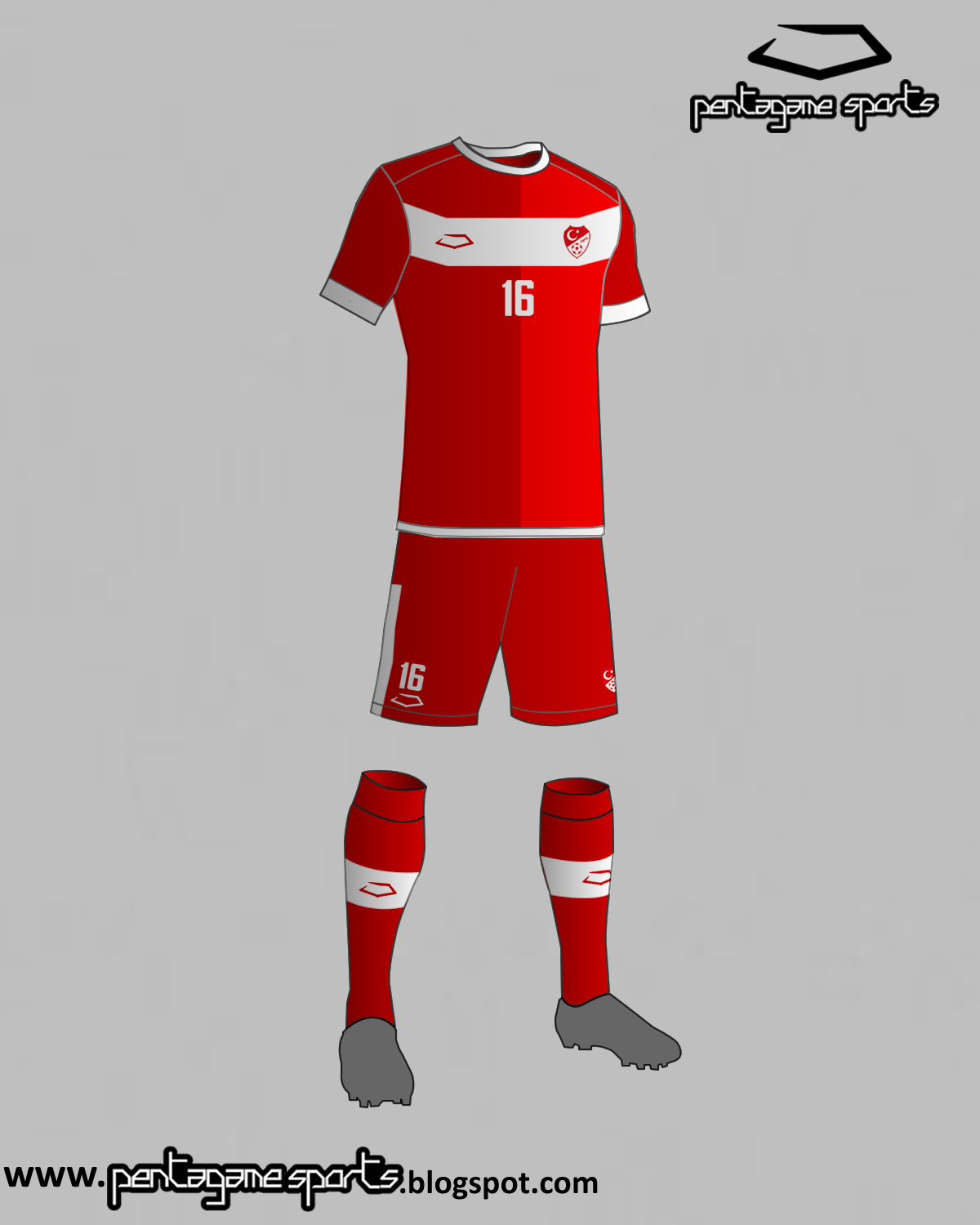 Turkey National Team Home Kit 2016
